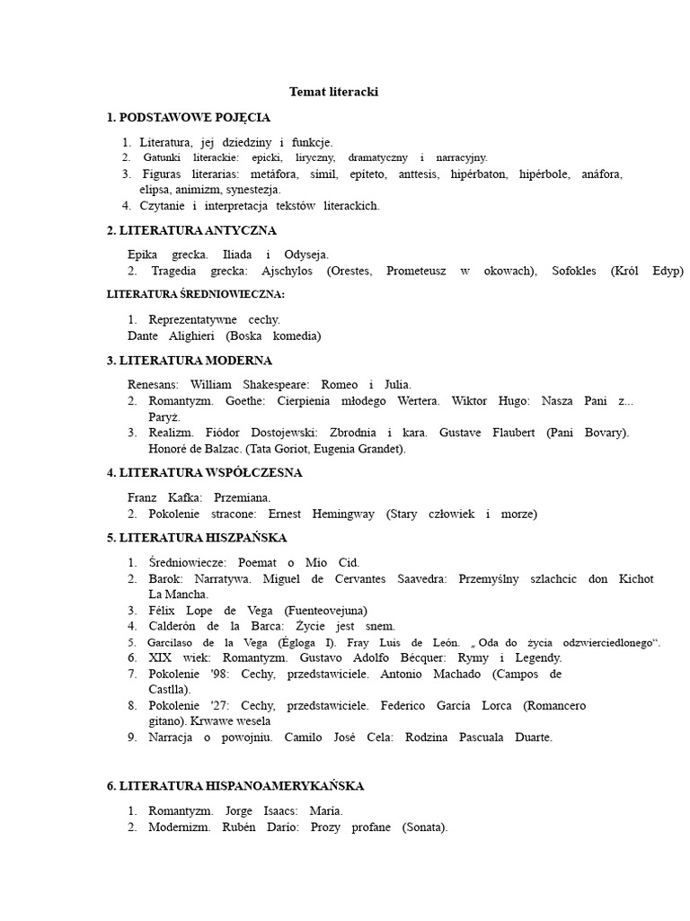 Program Literacki 2 | PDF