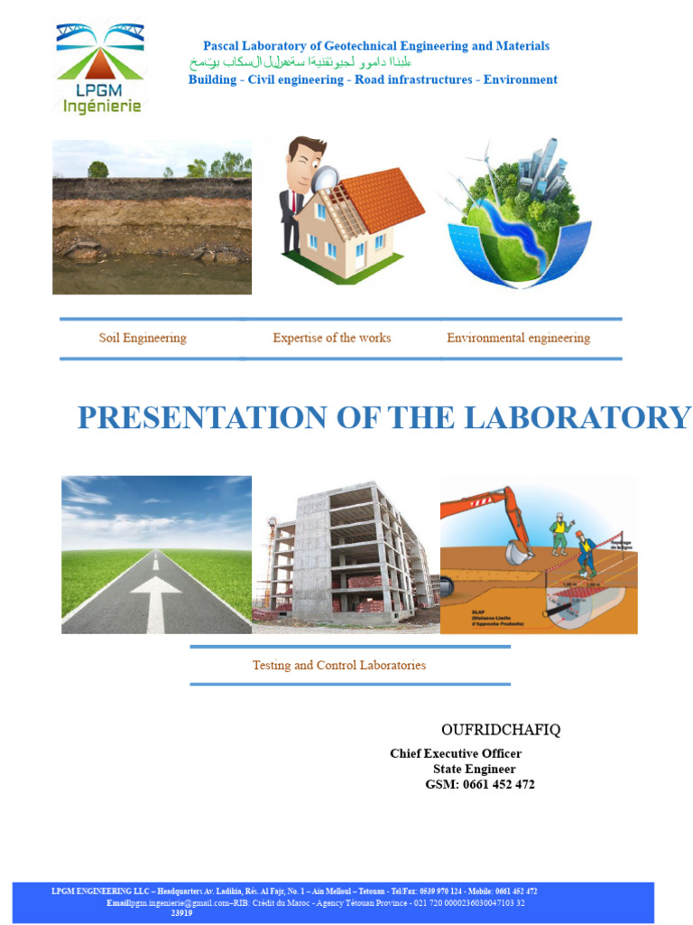 Presentation Laboratory LPGM PDF | PDF | Engineering | Project Management