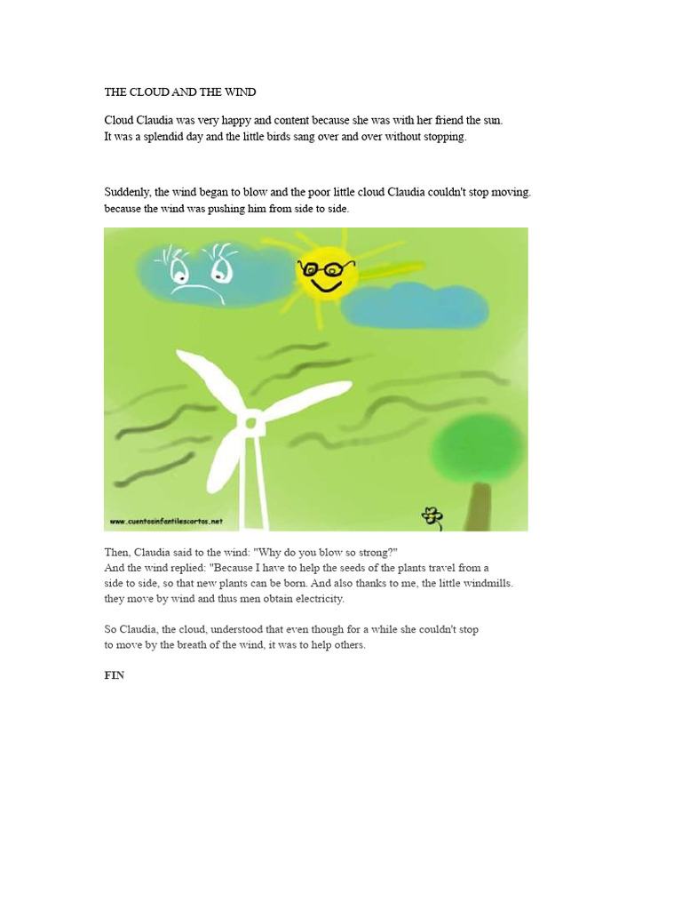 Story: The Cloud and The Wind | PDF