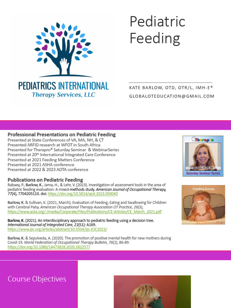 Kate Barlow Presentation On Oral Motor Strategies | PDF | Breastfeeding ...