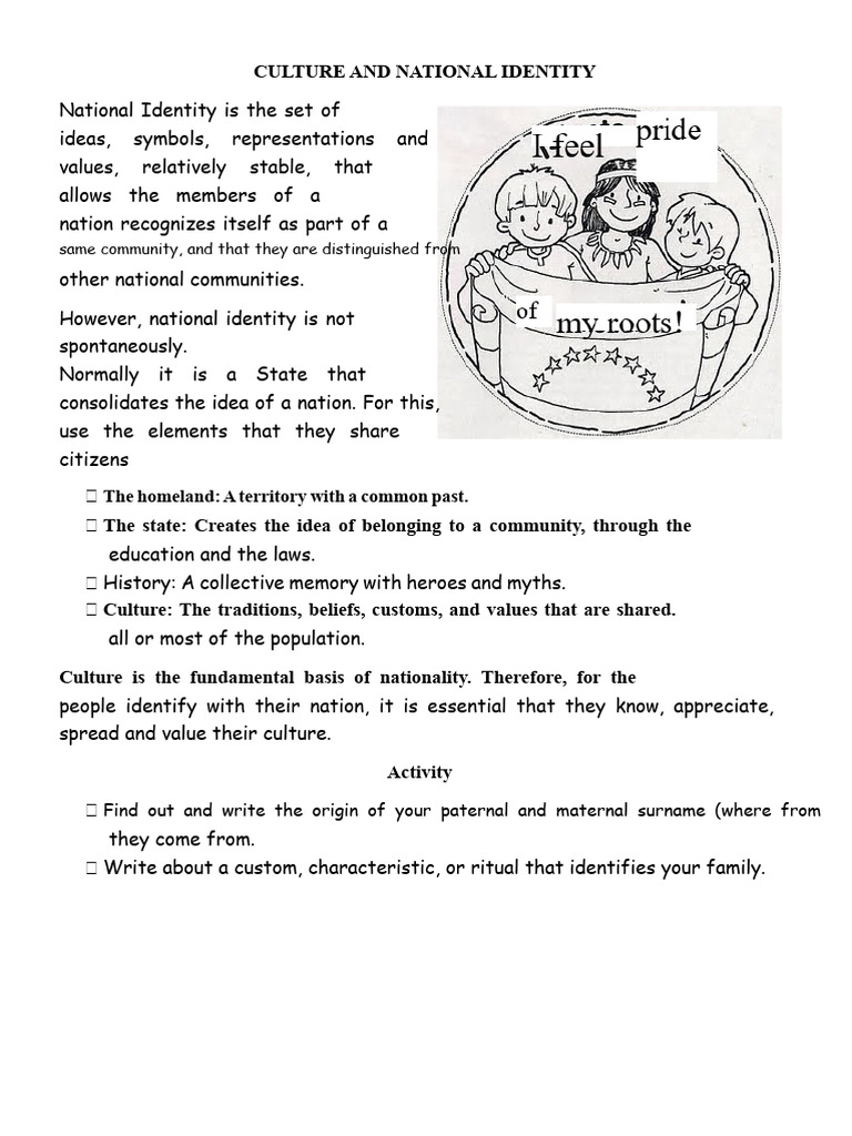 Session 4 Culture and National Identity | PDF
