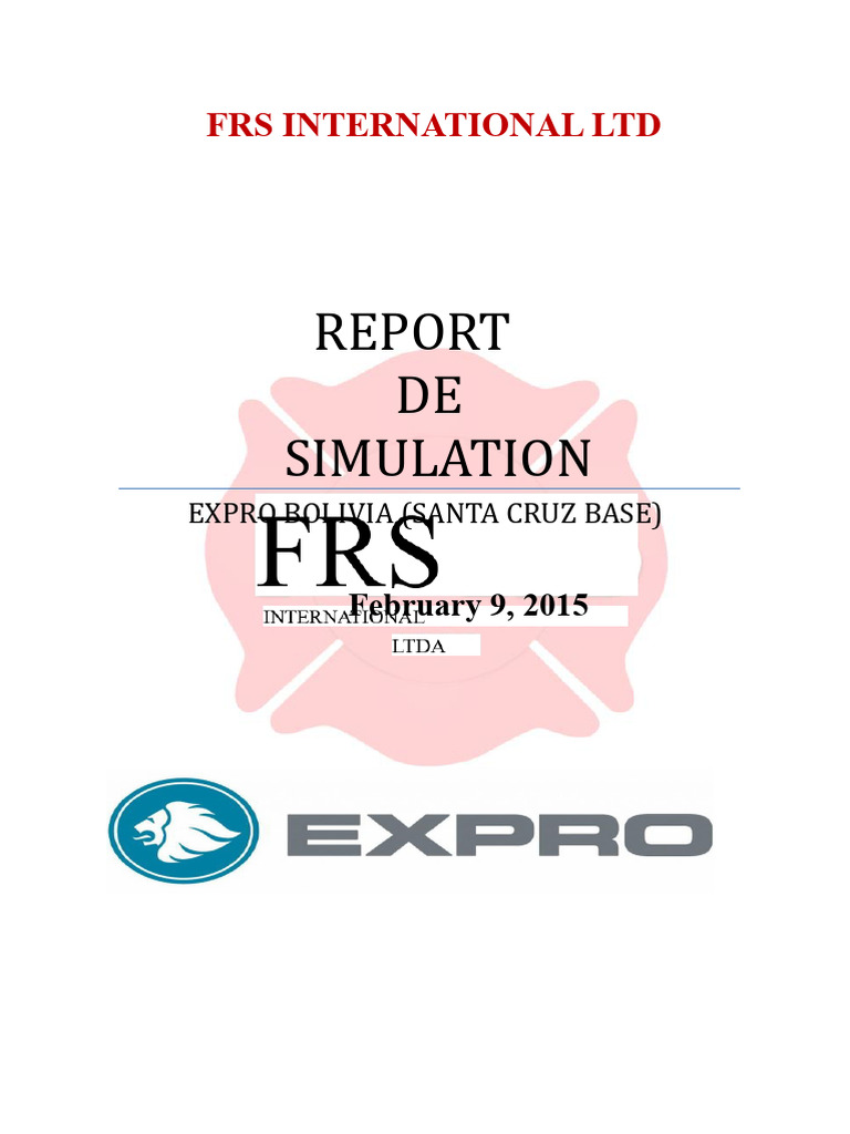 Expro Bolivia Drill | PDF | Emergency Management | Simulation