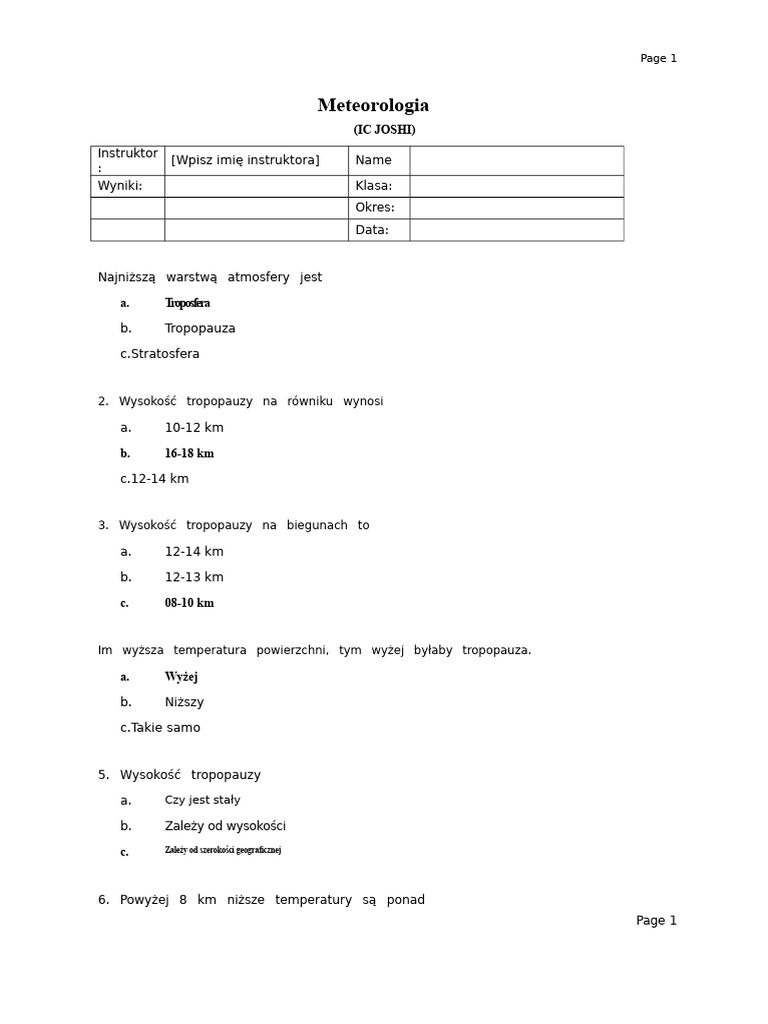 IC Joshi Aviation Met Total Q. | PDF