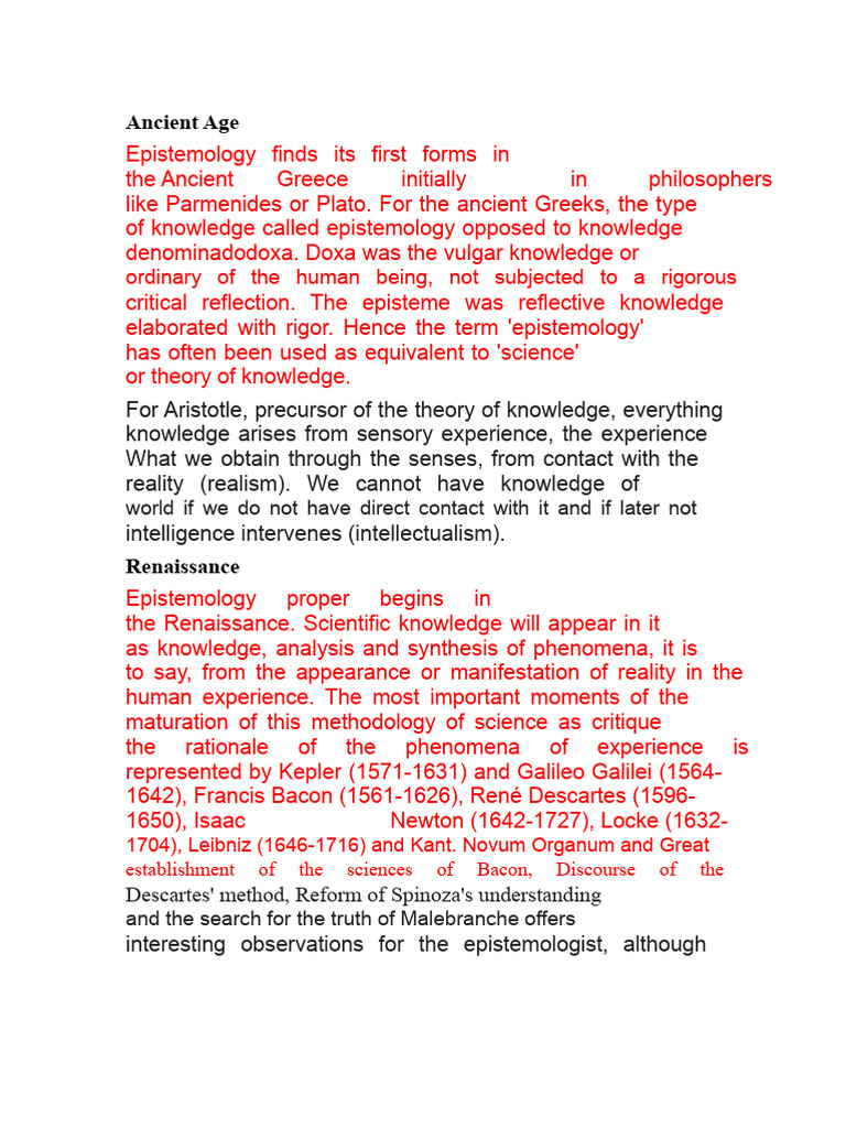 Ancient Age | PDF | Epistemology | Logic