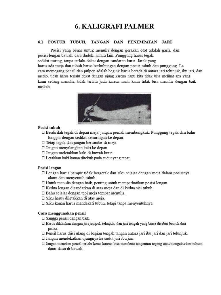Kaligrafi Palmer | PDF