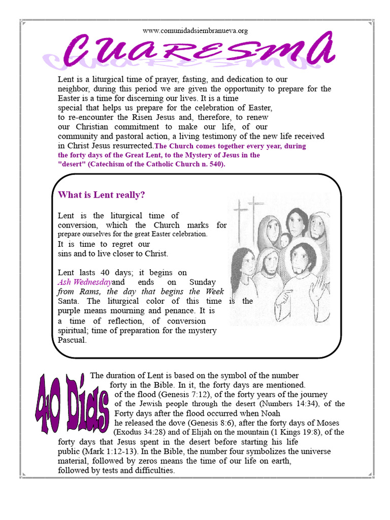 Symbols and Meanings of Lent | PDF | Lent | Easter
