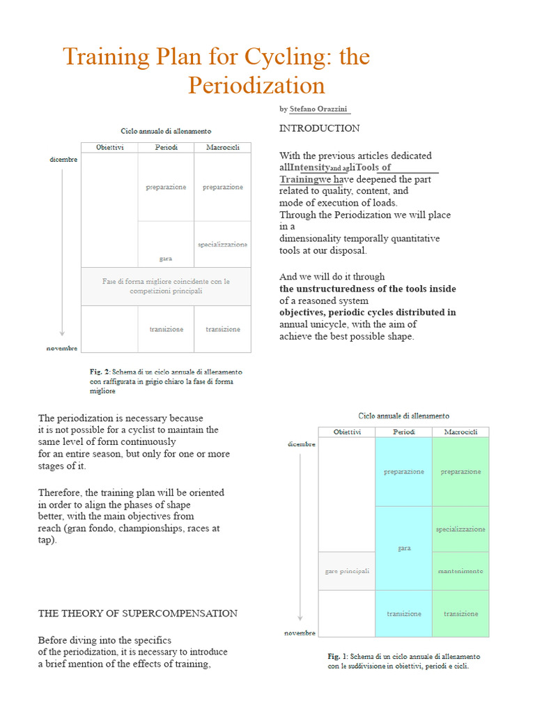Training Plans - Periodization | PDF