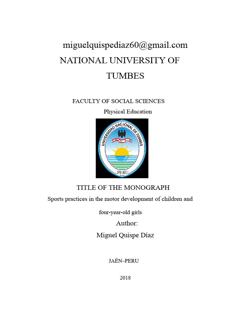 Sports Practices and Child Motor Skills | PDF | Pedagogy | Diabetes