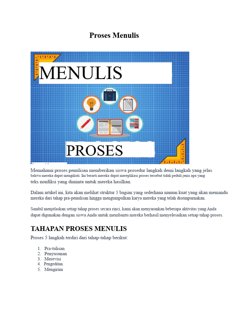 Proses Menulis | PDF