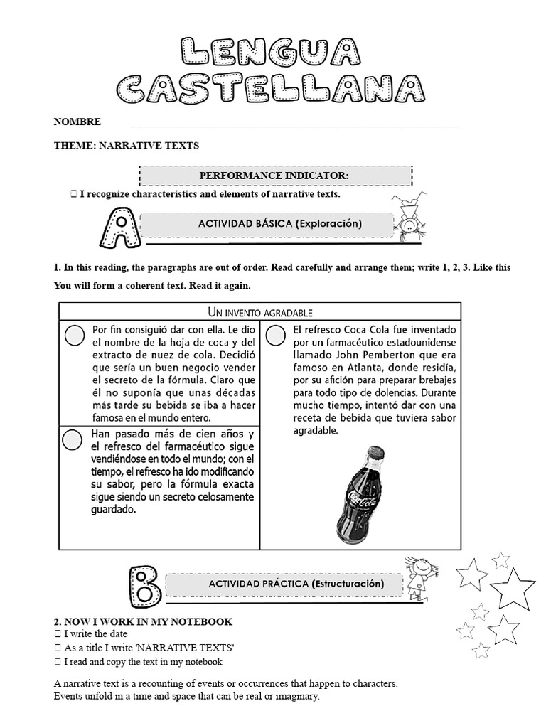 Narrative Texts - Fifth Grade | PDF | Narrative