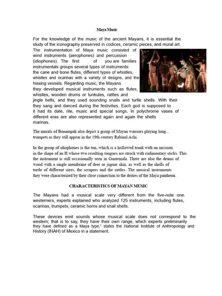 Maya Music | PDF