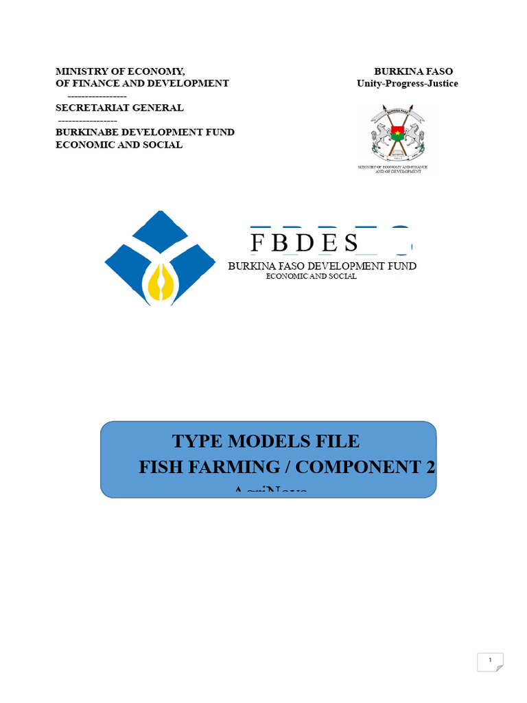 Project Sheets - Fish Farming | PDF | Aquaculture | Agriculture