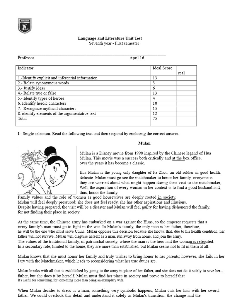 Test Seventh | PDF