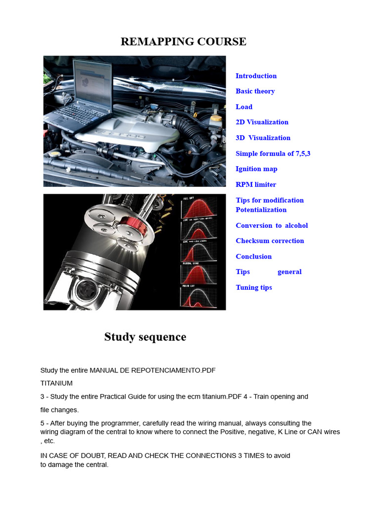 ECU Remapping Guide for Performance Tuning | PDF | Throttle | Engines