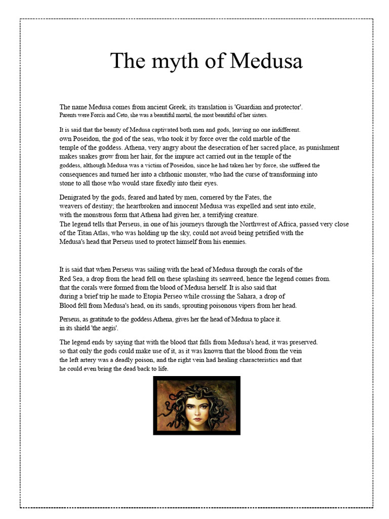 The Myth of Medusa | PDF