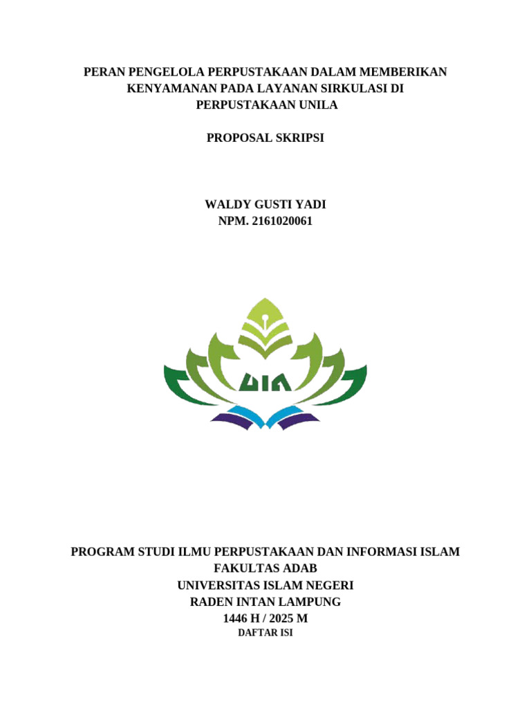 Skripsi Waldy Revisi Sempro | PDF