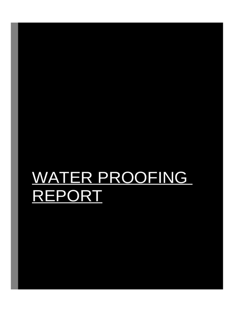 Comprehensive Guide to Building Waterproofing | PDF | Basement | Roof