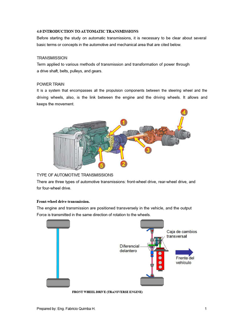 Fundamentals of Automotive Mechanical Transmissions | PDF | Automatic ...