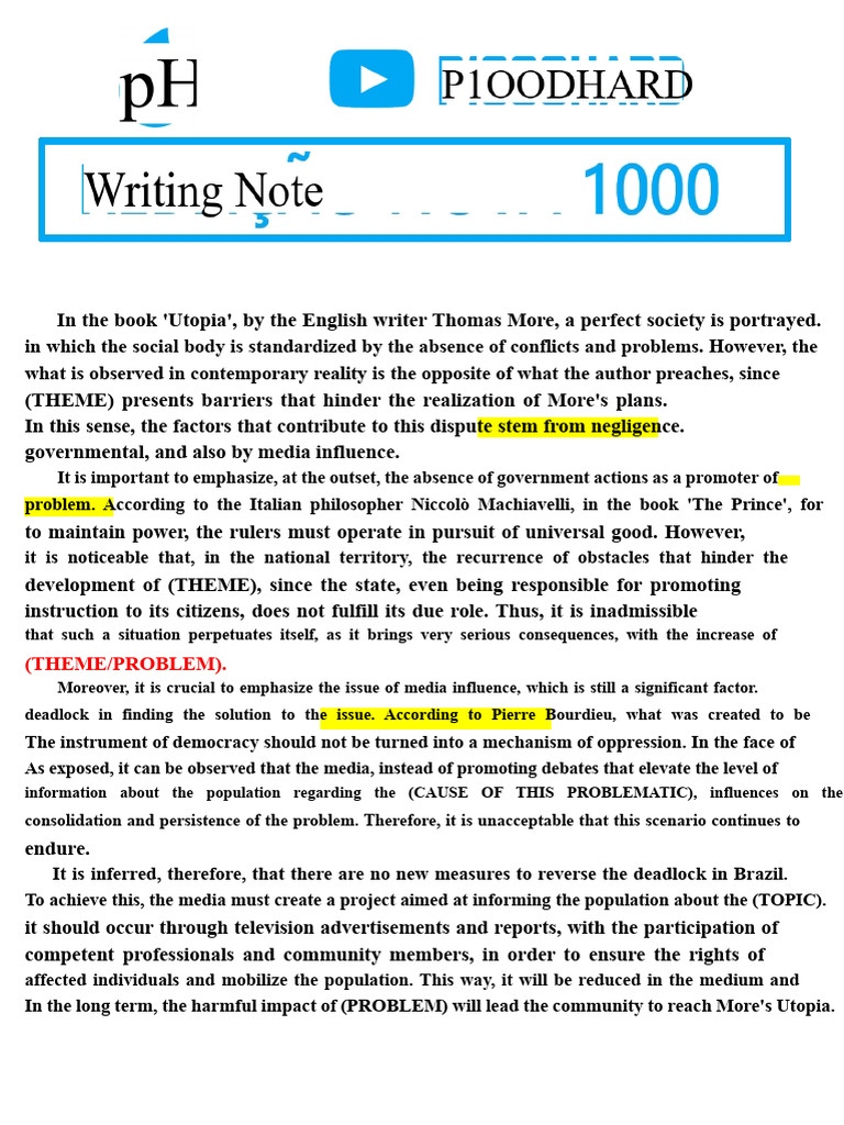 Essay Score 1000 | PDF