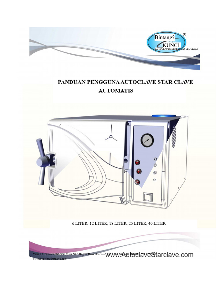 Manual Autoclave Digital v1. | PDF
