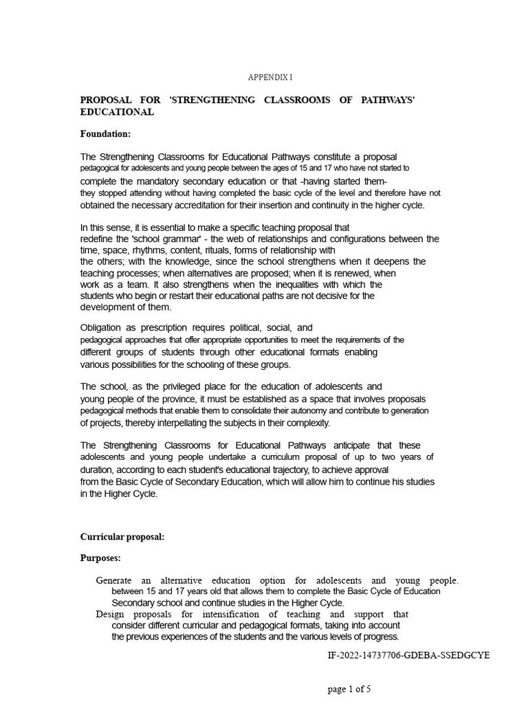 18-01 Resolution 848 Classrooms For Strengthening Educational Pathways ...