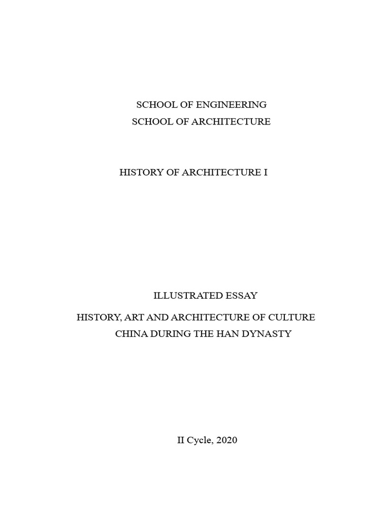 Han Dynasty Architectural Features | PDF | Han Chinese | Han Dynasty