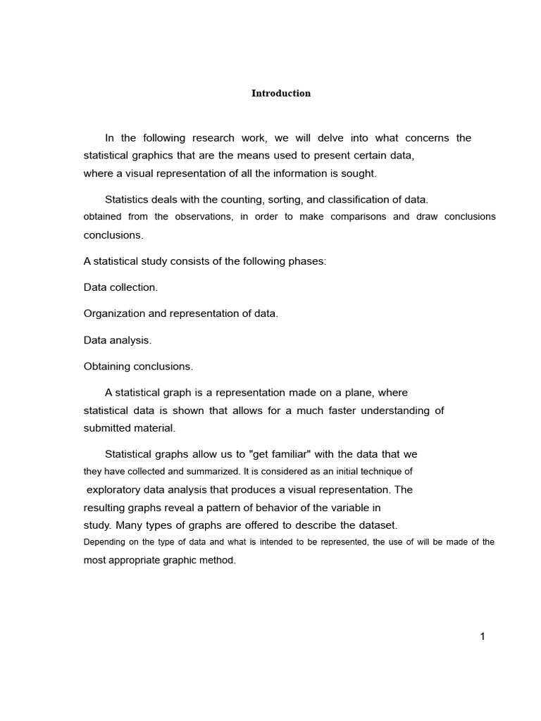 Work On Statistical Graphs 1 Pdf Statistics Chart