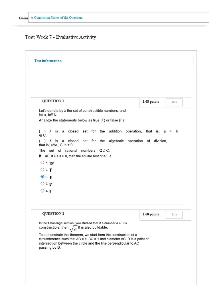 Spatial Geometry - Week 7 - Univesp 2022 - Grade 10 | PDF | Circle | Angle