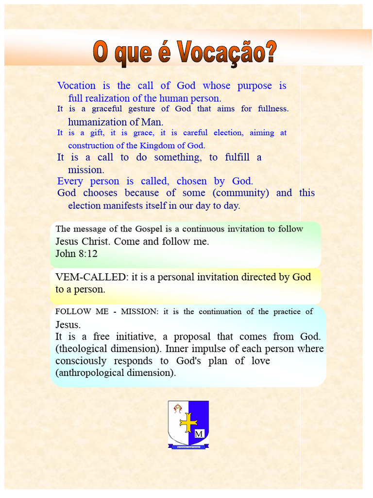 What Is Vocation? | PDF | Sacraments | Catholic Church