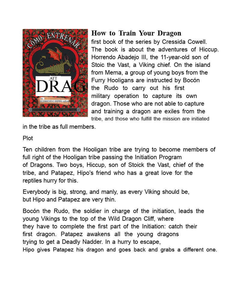 How To Train Your Dragon | PDF