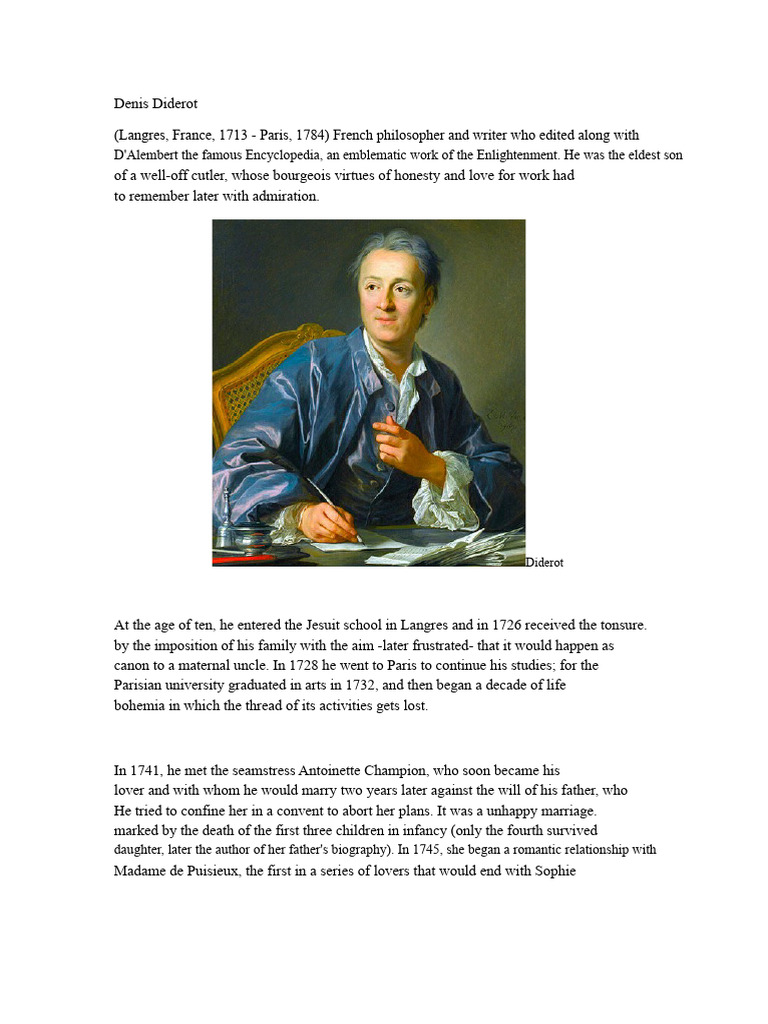 Denis Diderot | PDF