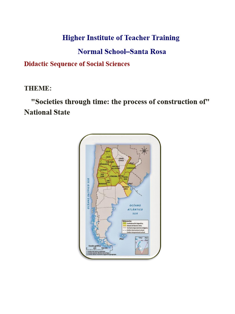 Social Sequence 6th Grade - Formation of The State | PDF | Knowledge | Science