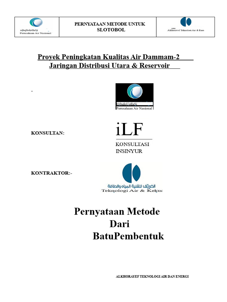 Pernyataan Metode Untuk Bekisting | PDF