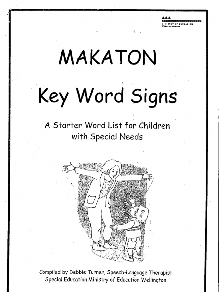 Makaton Handout | PDF | Foreign Language Studies