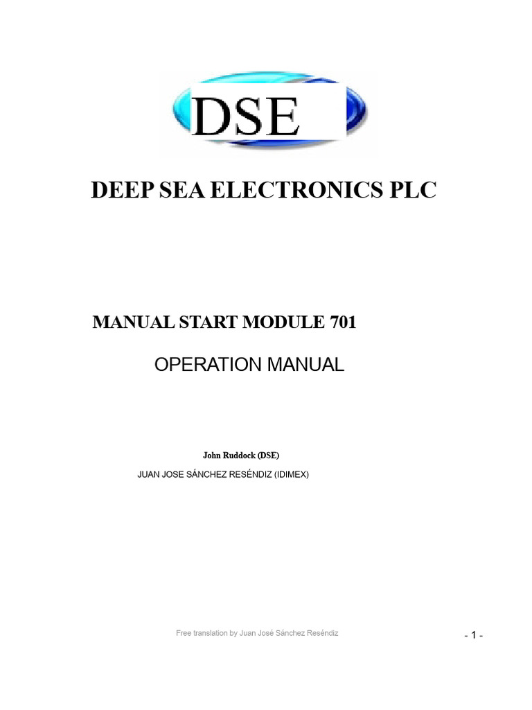 Manual 701 PDF | PDF | Relay | Power Supply