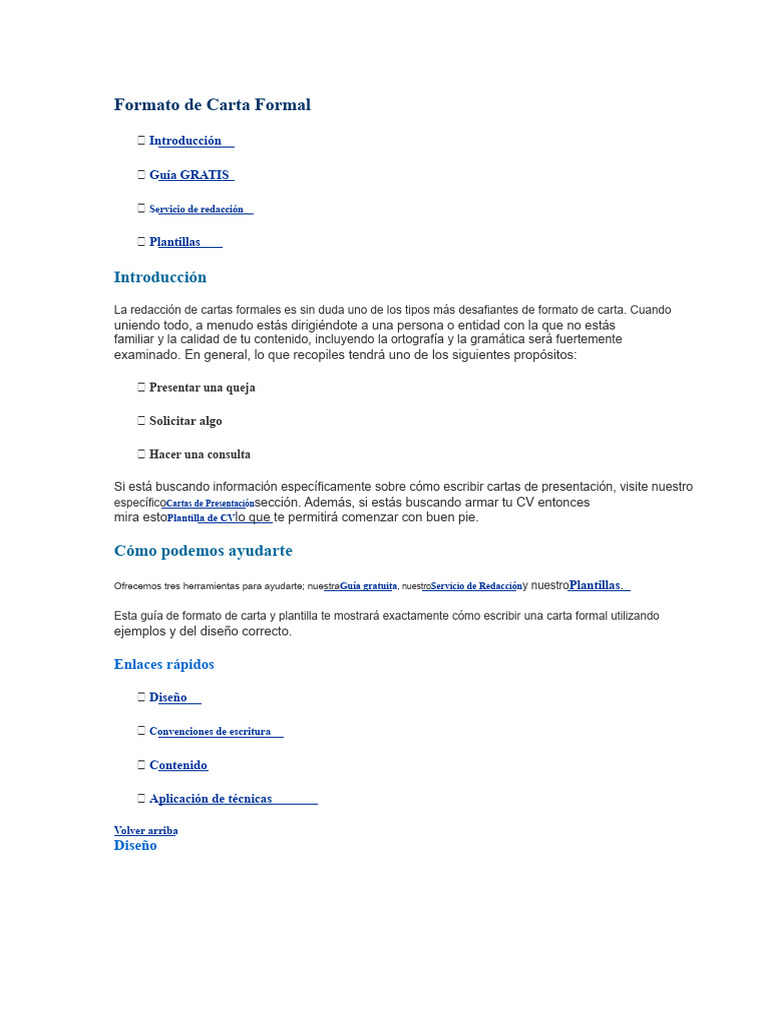 Formato de Carta Formal | PDF