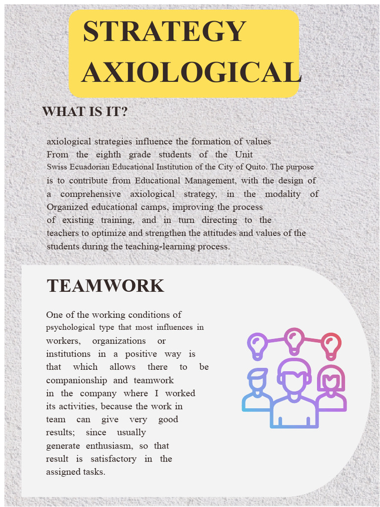 Axiological Strategies in Education | PDF