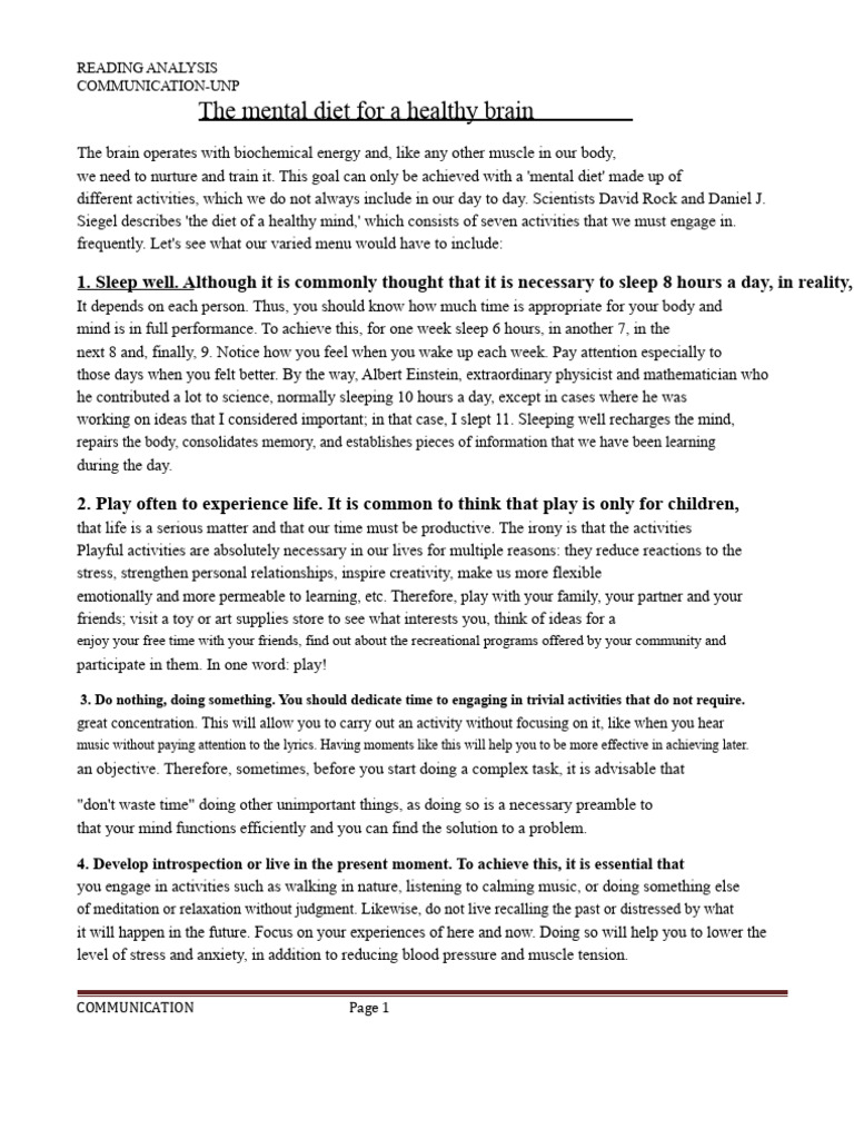 Readings For Reading Comprehension Analysis Answered | PDF | Job ...