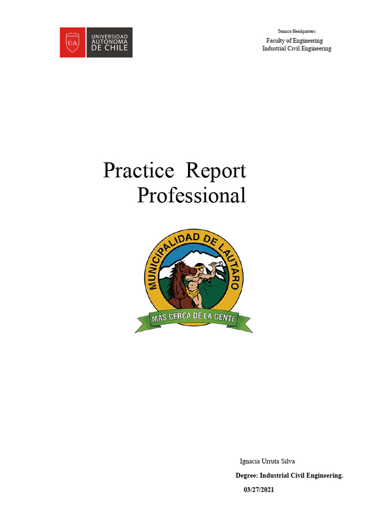 Professional Practice Report L Final | PDF | Knowledge | Cost