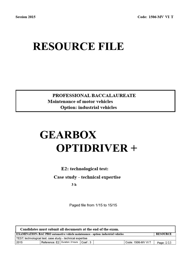 Optidriver Automatic Transmission | PDF | Clutch | Manual Transmission