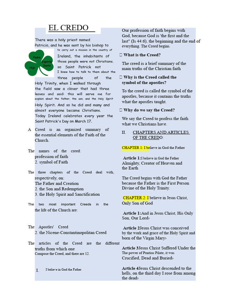 Understanding the Christian Creed | PDF | God The Father | Creed