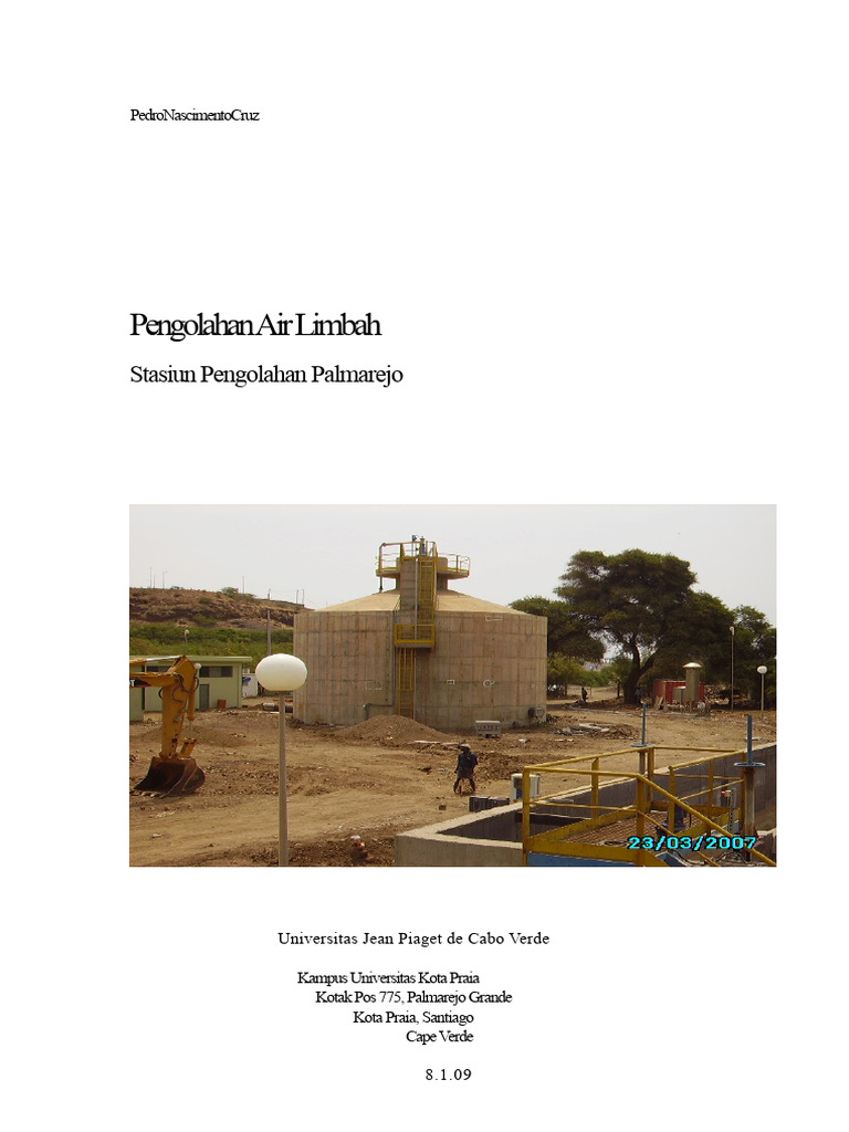 Pengolahan Air Limbah PDF | PDF