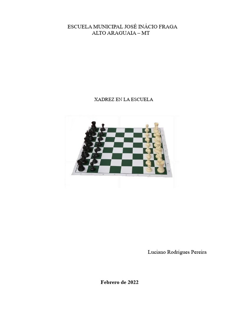 Proyecto Ajedrez en La Escuela | PDF | Evaluación | Enseñando