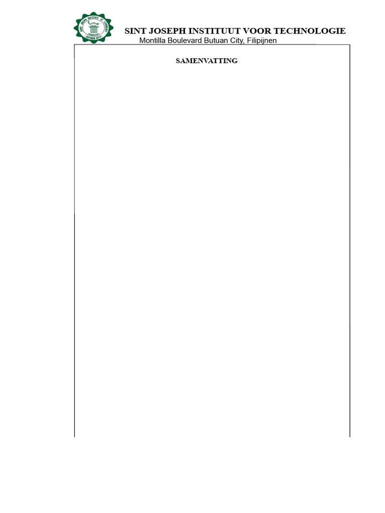 Standaard Scriptie Papier Formaat | PDF