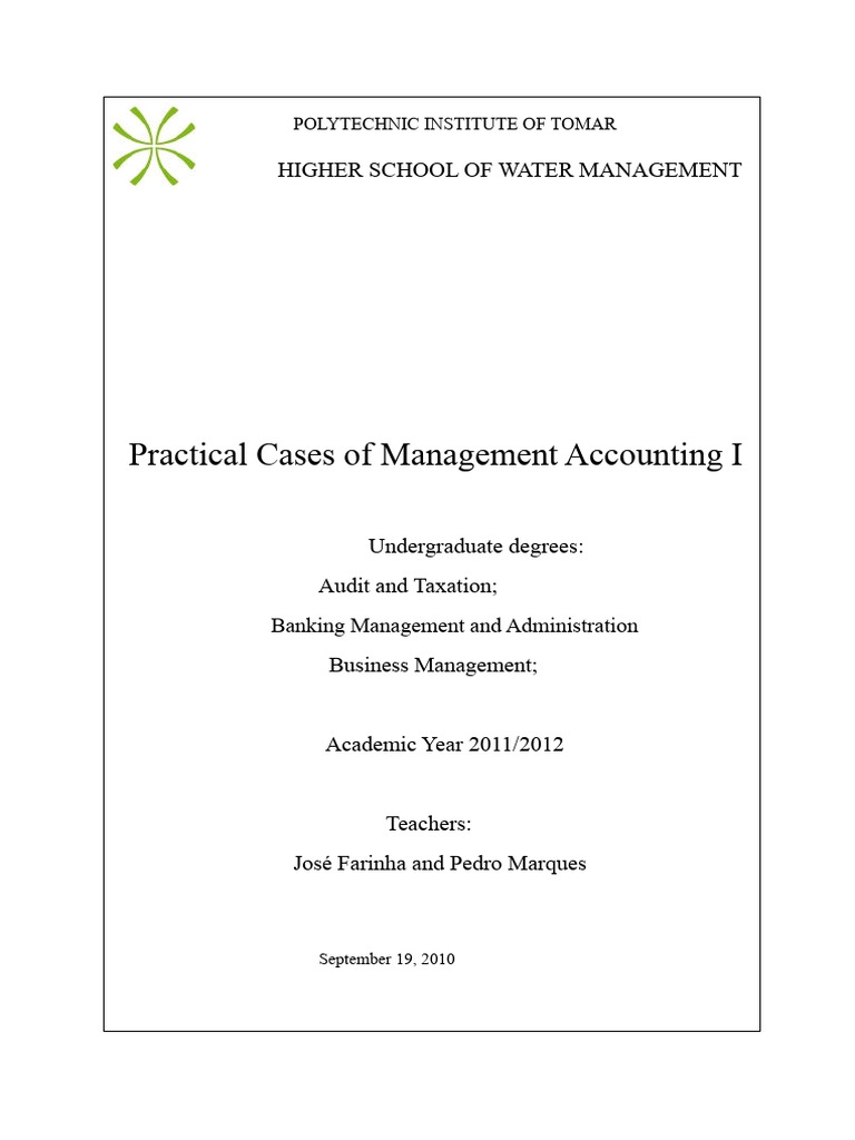 Practical - Cases - 2011 - 2012 - Chapters - I, II, III, and IV | PDF ...