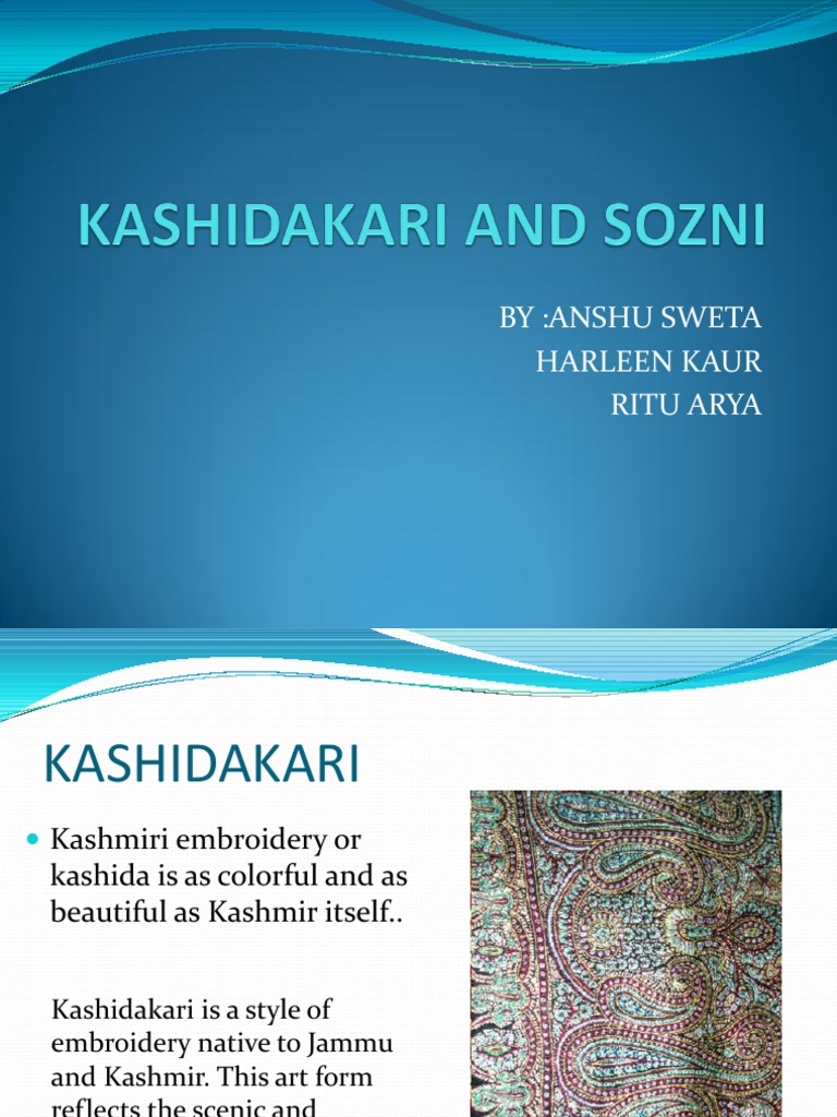 Kashida | Download Free PDF | Embroidery | Needlework