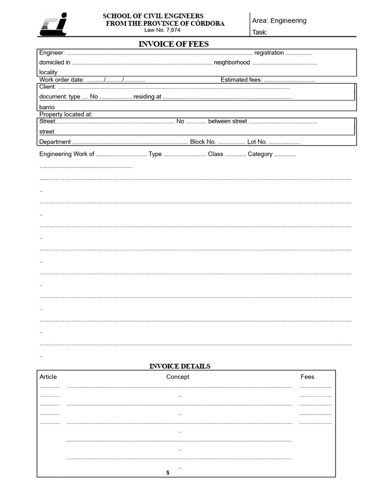 Invoice Engineering | PDF