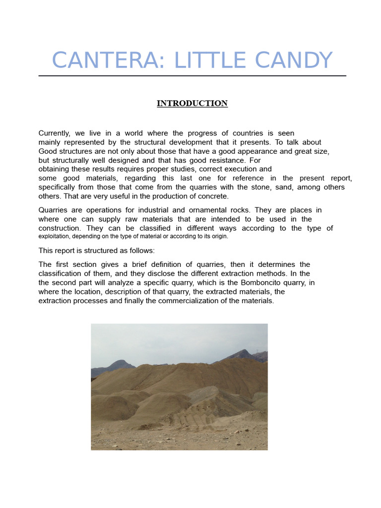 Sweetheart Quarry Final | PDF | Concrete | Construction Aggregate