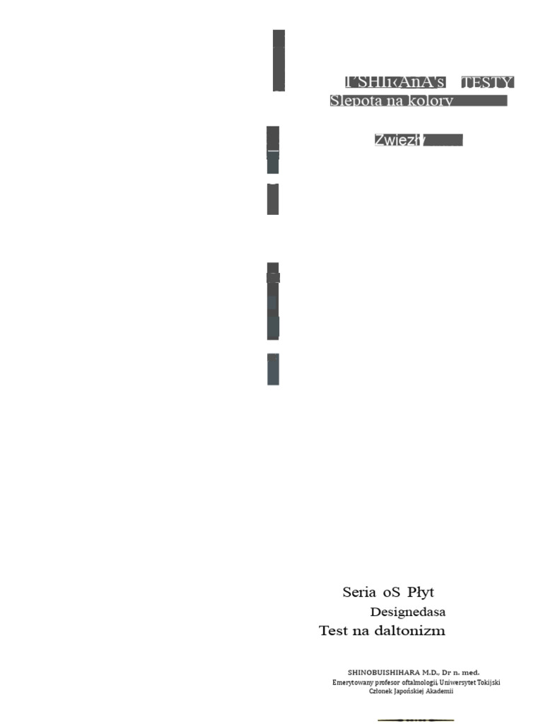 Buku Ishihara 14 Plate | PDF