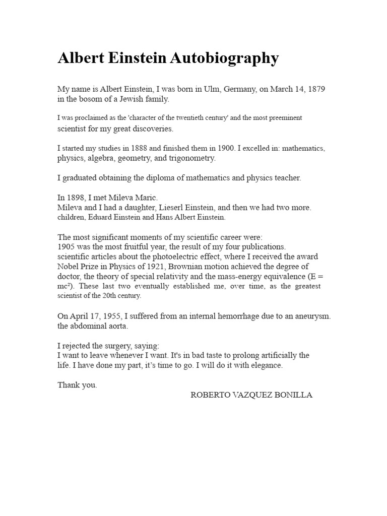 Einstein's Life and Legacy | PDF